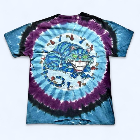 Liquid Blue | Shirts | Vintage Liquid Blue Tiedye Tshirt With Cheshire ...